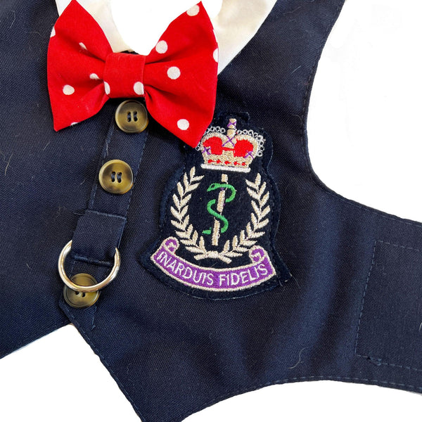 Boy's Crested Vest With Built In Dog Harness – SpoiledDogDesigns.com